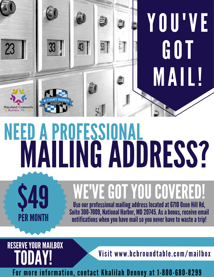 Mailbox Services – Bi-County Business Round Table